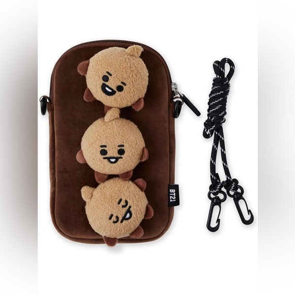 bt21 | Bags | Bt2 Baby Series Shooky Character Plush Coin Toiletry ...